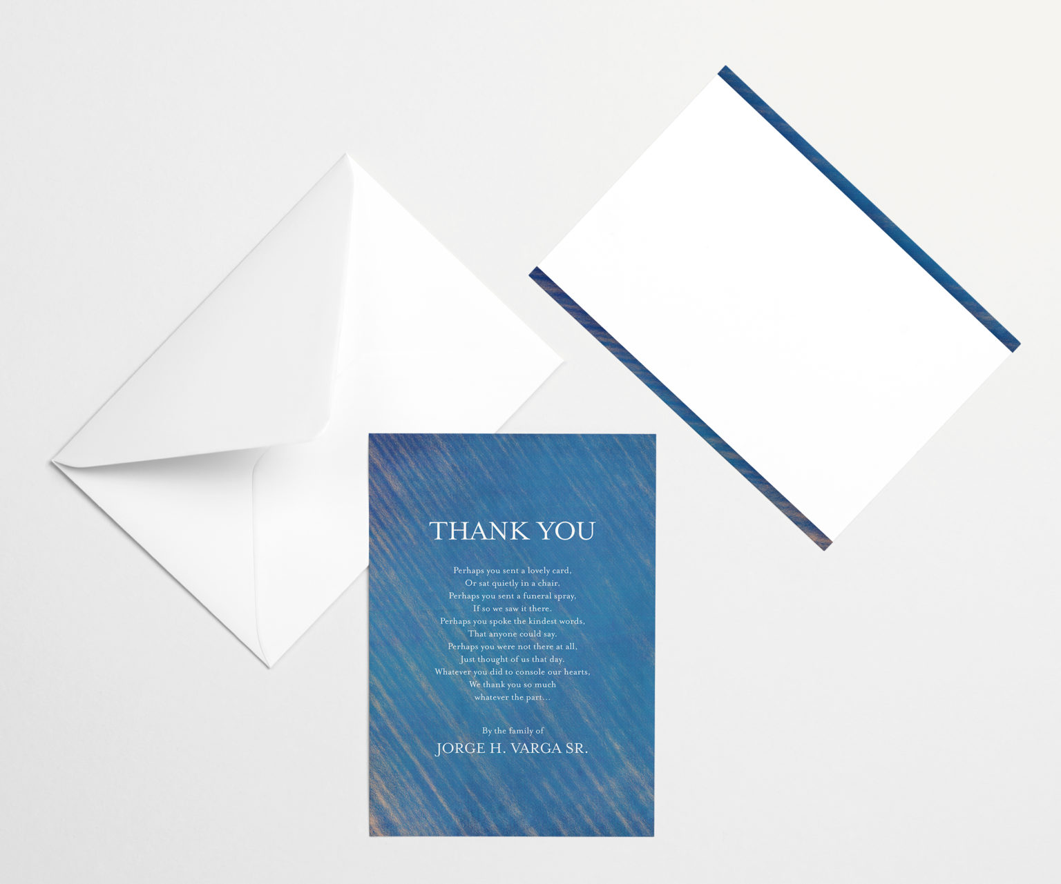 Lighthouse Thank You Cards Sympathy • Cherished Prints