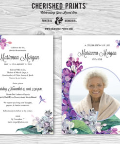 Memorial Announcements and Funeral Invitations - Mourning Cards