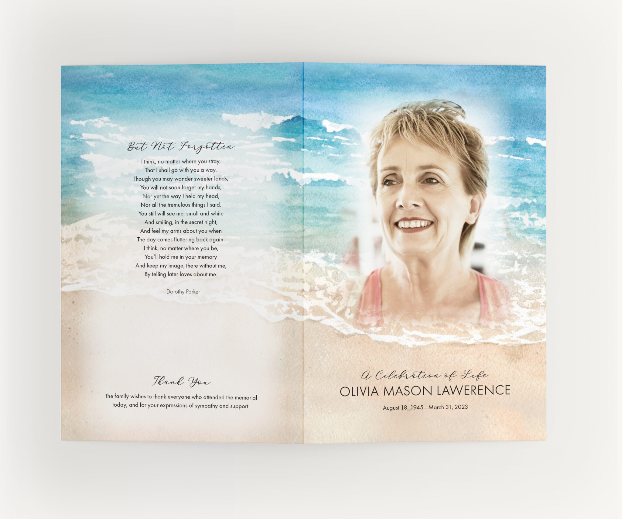Premium Funeral Program Designs • Cherished Prints