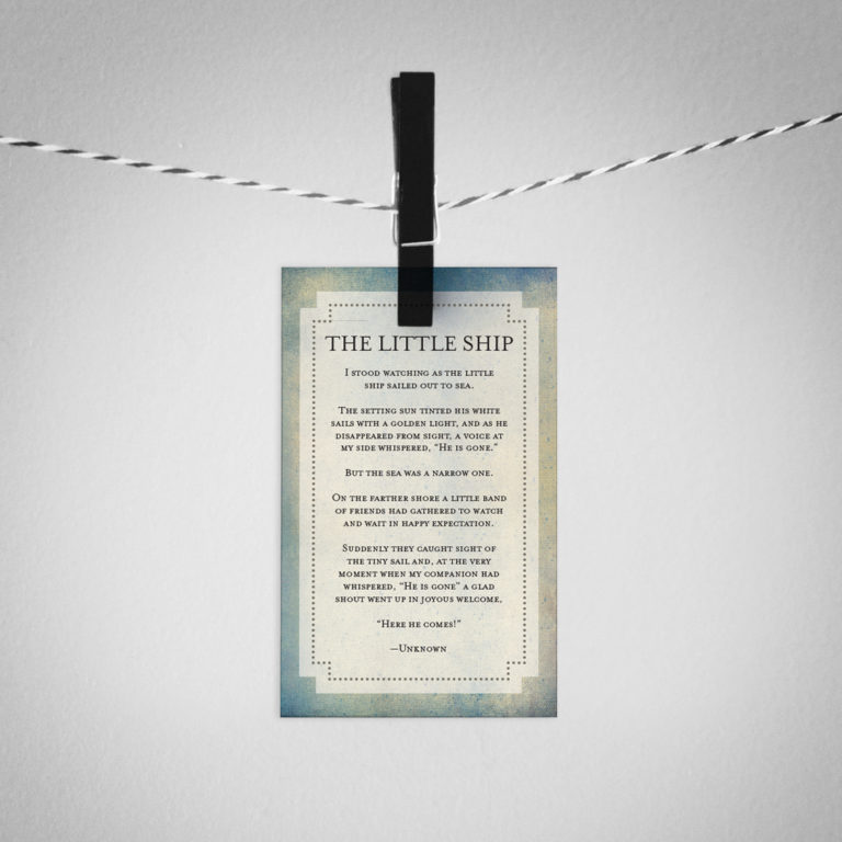 The Little Ship • Cherished Prints